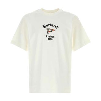 Burberry Homme, Tops, Blanc, Taille: S T-shirt Ryan