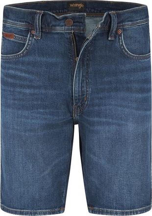 Wrangler Herren Jeansshorts blau Baumwoll-Stretch