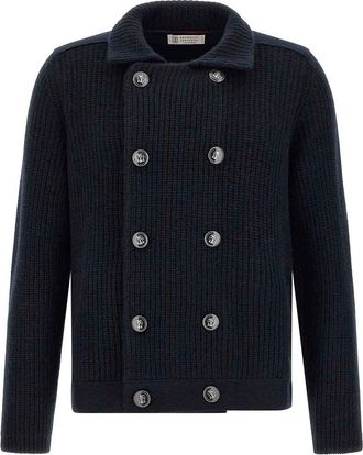 Brunello Cucinelli Cardigan - Blau