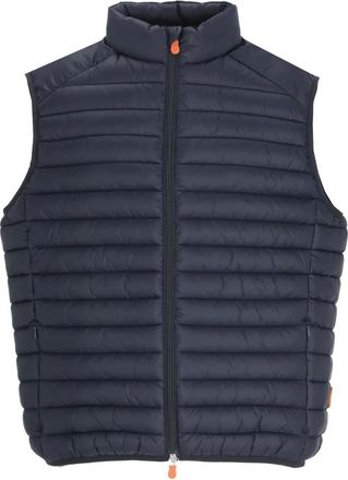Save The Duck Homme, Vestes, Bleu, Taille: L Gilet matelass&eacute; &agrave; col montant