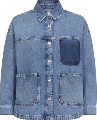 Mos Mosh MOS Mosh, Femme, Vestes, Bleu, Taille: 36 FR Veste en jean