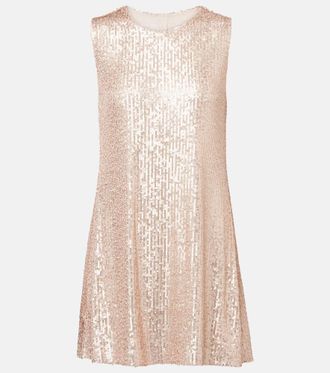 Norma Kamali Minikleid mit Pailletten