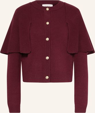 BA&SH Ba&Sh Strickjacke Peggy Mit Volants rot