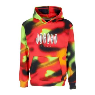 Nike Jordan Fleece Hoodie mit All Over Print - - Sport - Herren - Mehrfarbig - M