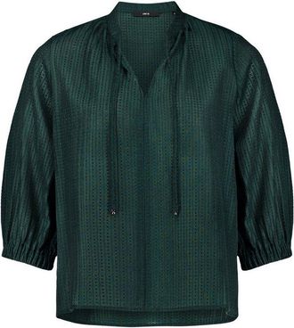 Zero Schlupfbluse Damen mit Struktur