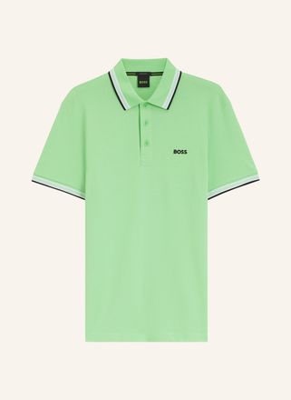 HUGO BOSS Piqu&eacute;-Poloshirt Paddy Curved Regular Fit gruen