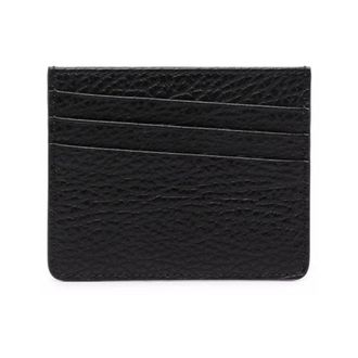 Maison Margiela Leder Kartenhalter - - Accessories - Herren - Schwarzk - ONE SIZE