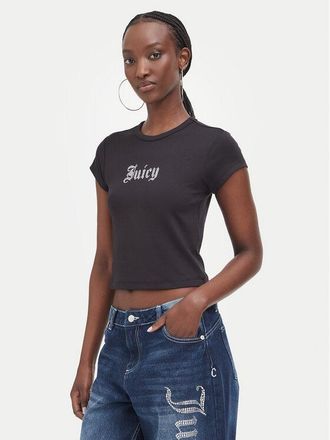 Juicy Couture T-Shirt JCWCT226326 Schwarz Slim Fit