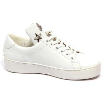 Michael Kors Mindy Schn&uuml;r-Sneakers aus Leder - - Shoes - Damen - Wei&szlig; - 36 EU