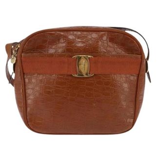 Ferragamo Pre-owned Leder Crossbody Bag - - Pre-owned - Damen - Braun - ONE SIZE