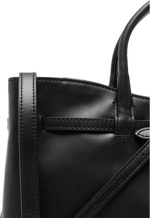 Margesherwood Calf Leather Tote Bag - Black