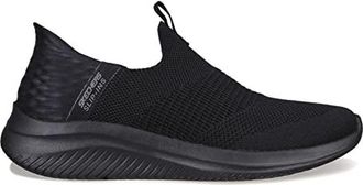 Skechers Baskets Ultra Flex 3.0 Cozy Streak pour Femme, Noir, 6 Wide