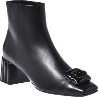 Baldinini Ankle Boot Calfskin Black, Chaussures de Bateau Femmes, Noir, Taille 37
