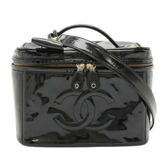 Chanel Pre-owned Patent Leather 2way Bag - Femme - Pre-owned - Noir - Taille: ONE Size