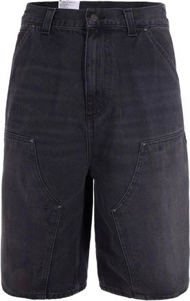 Carhartt Work in Progress Homme, Shorts, Noir, Taille: XS OG Aden Double Knee Short