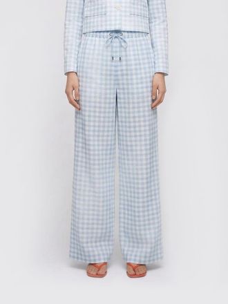 Ermanno Scervino Pantalon Femme couleur Bleu Azur