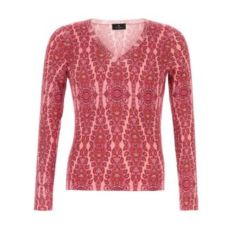 Etro Femme, Pulls, Multicolore, Taille: 36 FR Pull Imprimé Élégant