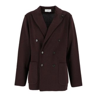 Lardini Homme, Vestes, Brun, Taille: 2XL Giacca Maglia