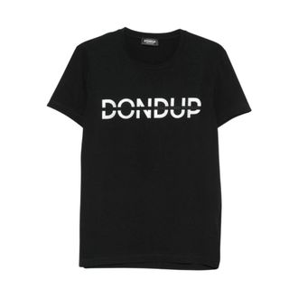 Dondup Rundhals-T-Shirt - - Tops - Herren - Schwarzk - 2XL