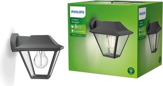 Philips myGarden Alpenglow Wandaußenleuchte, 60W, Anthrazit