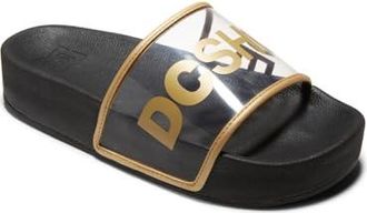 DC DC Slide Platform SE - Sandales &agrave; plateforme - Femme - 38 - Noir