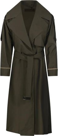 Max Mara Femme, Manteaux, Vert, Taille: 38 FR Utrench Trench