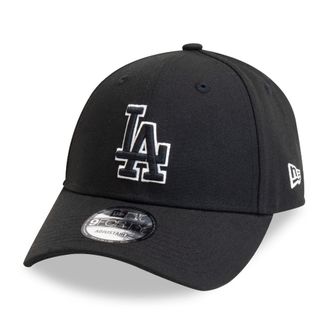New Era Los Angeles Dodgers MLB Pop Outline Schwarz Verstellbare 9Forty Cap - One-Size