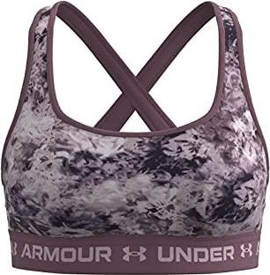 Under Armour Femmes Soutien-Gorge Crois&eacute; Brassi&egrave;re De Sport Ash Prune M