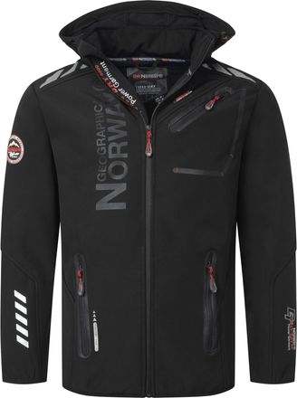 Geographical Norway Herren Softshelljacke Royaute Black/Black XXL