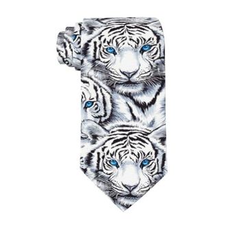 Generic Yeux Bleus De Tigre Cravate Doux Cravate Homme Décontractée Cravates Hommes Pour Entreprise Accessoires Affaires