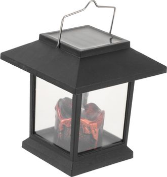 BESPORTBLE Solar Gartenlaterne Led Kerzenlaterne Vintage Solarleuchte Mit Haken F&uuml;r Terrasse Garten H&auml;ngeleuchte Energiesparend Mit Solarpanel Und Akku Dekorativ