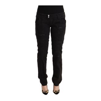 Cycle Schwarze Distressed Slim Fit Jeans - - Jeans - Damen - Schwarzk - W31