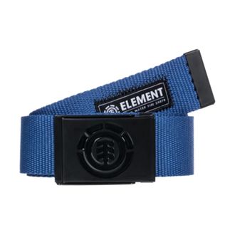 Element Homme, Accessoires, Bleu, Taille: ONE Size Ceinture marine avec boucle en métal