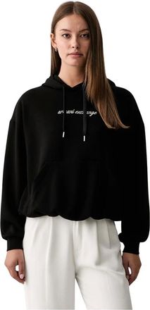 A|X Armani Exchange Damen, Sweatshirts & Hoodies, Schwarzk, SGr&ouml;&szlig;e