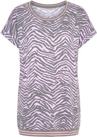 Miamoda T-Shirt T-Shirt oversized Zebra Rundhals