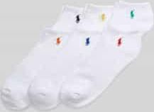 Ralph Lauren Sneaker-Socken aus Baumwoll-Mix im 6er-Pack