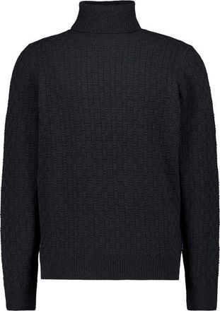 Daniel Hechter Herren Rollkragenpullover blau unifarben