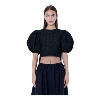 Cecilie Bahnsen Faris Top - - Blouses & Shirts - Damen - Schwarzk - S