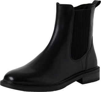 Marco Tozzi Marco Tozzi Damen Stiefeletten aus Leder mit Rei&szlig;verschluss, Schwarz (Black), 36 EU