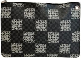 Louis Vuitton Sac pochette Damier Graphite Pre-owned - Homme - Pre-owned - Noir - Taille: ONE Size