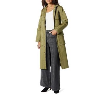 The Drop Manteau Convertible Style Militaire par @takkunda, Martini Olive, XXL