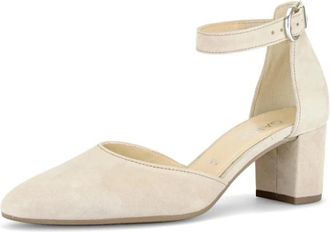 Gabor Riemenpumps mit Blockabsatz - - Shoes - Damen - Beige - 40 EU