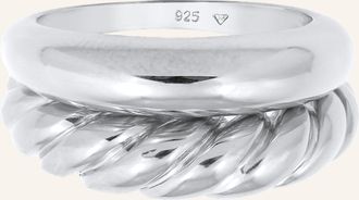 Elli Elli 2er-Set Ringe silber