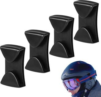 Generic Wintersport-Brillengriff, Helm-Brillen-Clips, Mehrzweck-Helm-Brillenbandhalter - 4 X Anti-Drop-Brillen-Clips, Ski-Zubehör Für Rucksäcke, Geldbörsen
