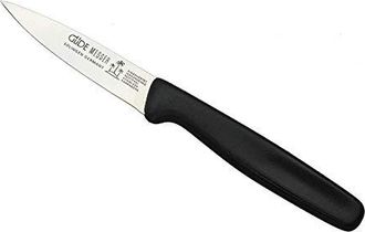 Gude Solingen - Spickmesser gestanzt, 10 cm, OMIKRON, PPN, Office Messer, Schwarz