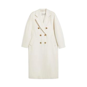 Max Mara Double-Breasted Manteaux - Femme - Manteaux - Blanc - Taille: 32 FR