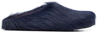 Marni Homme, Chaussures, Bleu, Taille: 42 EU Fussbett Sabot