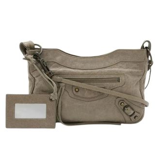 Balenciaga Sac bandouli&egrave;re vintage Pre-owned - Femme - Pre-owned - Gris - Taille: ONE Size