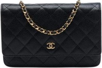 Chanel Pre-owned Wallet on Chain - Femme - Pre-owned - Noir - Taille: ONE Size