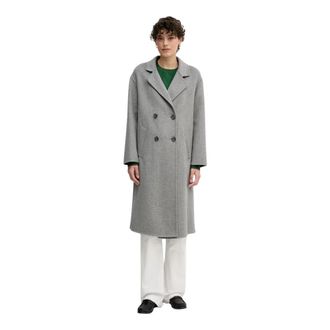Gaud&igrave; Zweireihiger Mantel - - Coats - Damen - Grau - S